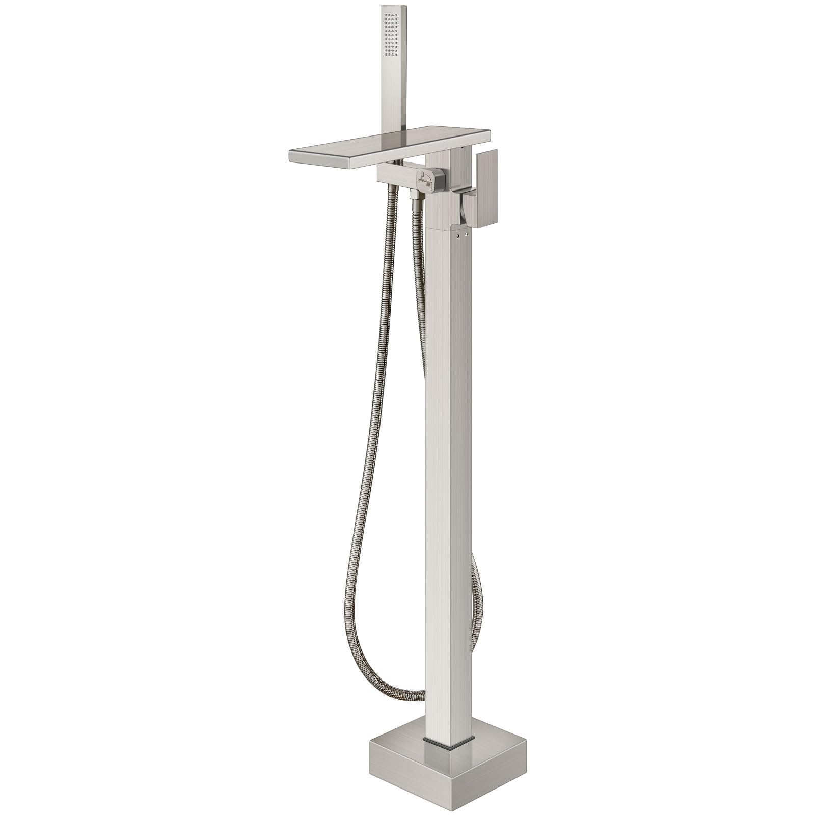 Aolemi Freestanding Bathtub Faucet Floor Mount Tub Filler with Handheld ...