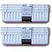 Amazon.com: Mainstays Slim Plastic Storage Trays Baskets in White- Set ...