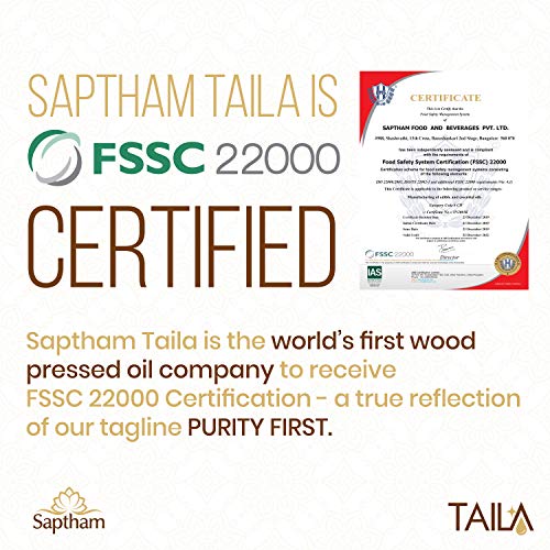 Saptham 100% Wood PressedCold Pressed Groundnut Oil |Mungphali Oil |100 ...