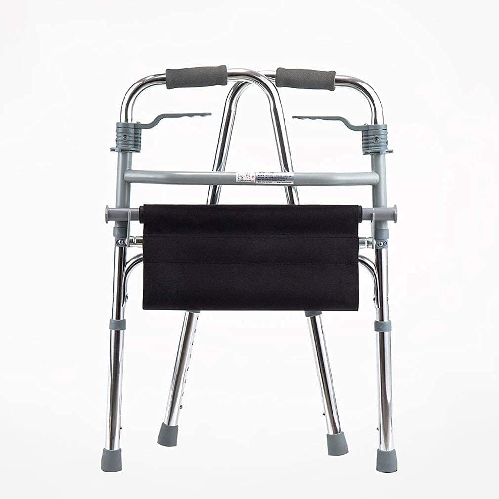 Amazon.com: Folding Elderly Walker Lightweight Aluminum Alloy Walking ...