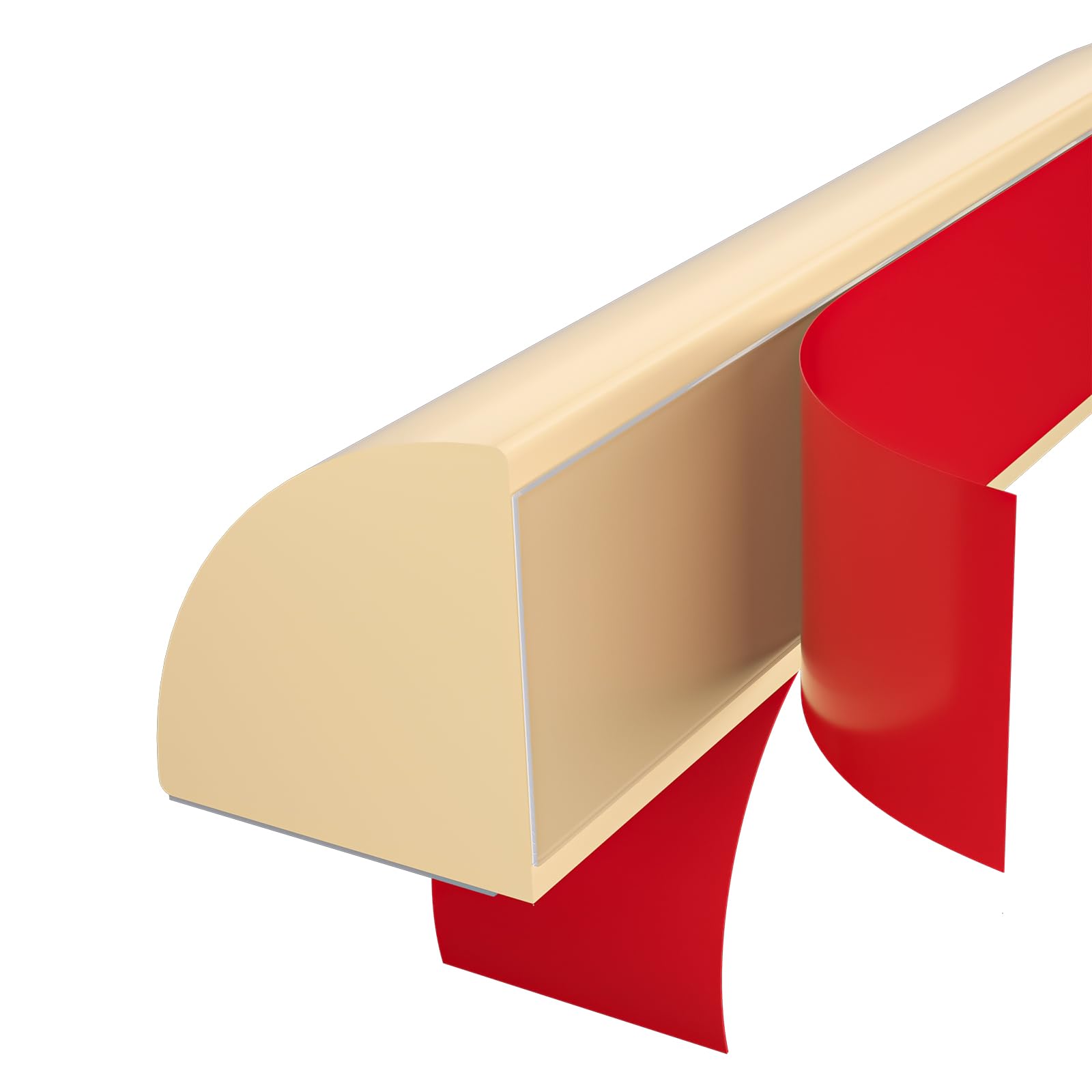 Amazon.com: Flexible Quarter Round Molding, Peel and Stick Rubber Trim ...