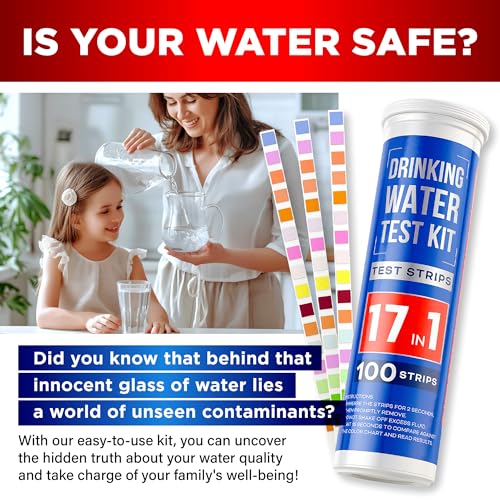 All-New 20 in 1 Drinking Water Testing Kit 120 Strips, Home Tap and ...