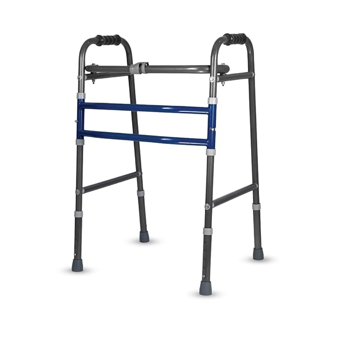 Vissco Medipedic Walker Plain (Double Bar), Walker for Elderly ...