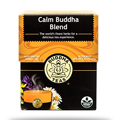 Amazon.com : Buddha Teas Calm Buddha Blend Tea, 18 Bags per Box (Pack ...