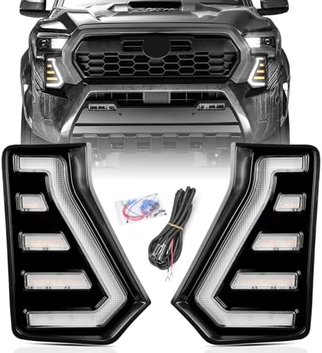 Amazon.com: LENJIEMT LED Daytime Running Lights White DRL Compatible ...