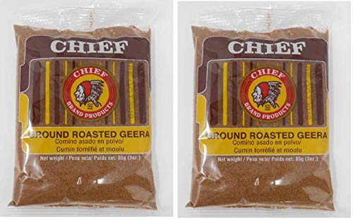 Amazon.com : Chief Ground Roasted GEERA 3 OZ (2 pack) : Grocery ...