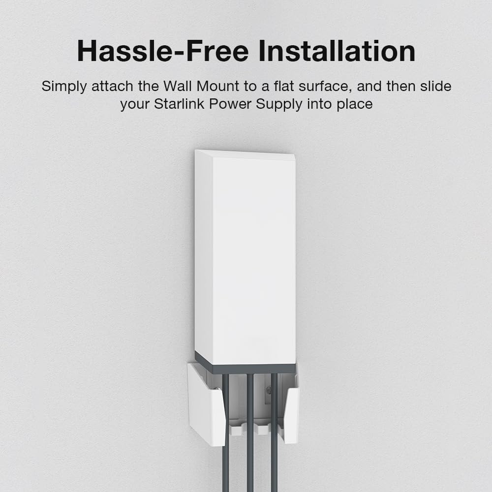 Snapklik.com : Wall Mount For Starlink Power Supply