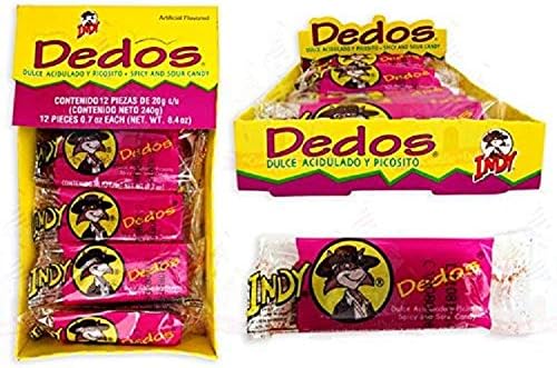 Amazon.com: Indy DEDOS Spicy and Sour Candy Pack of 12 PCS Authentic ...