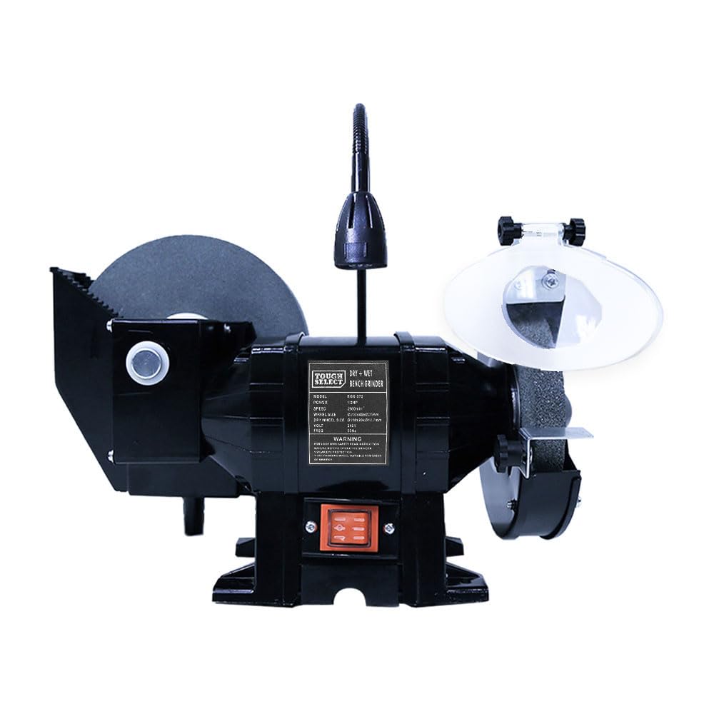 8" 6" Wet & Dry Bench Grinder 1/2HP 375W 200m Sharpener Industrial ...