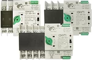 BOBYK LW2R 2P 3P 4P AC220V 100A 125A Uninterruptible Dual Power Automatic Transfer Switch ATS ...