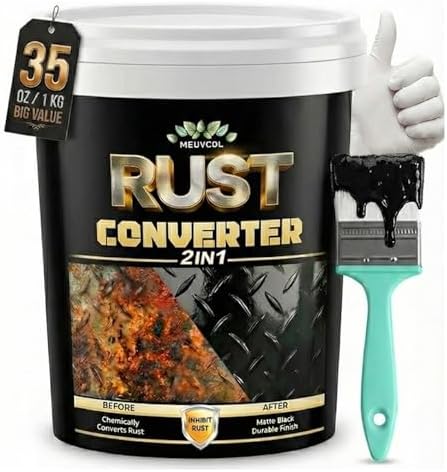 Amazon.com: 2 in 1 Rust Converter & Metal Primer, 35 oz Black Rust ...