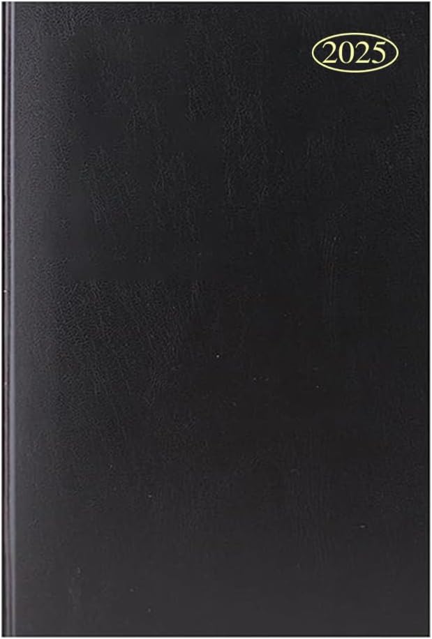 2025 A5 Week to View Blue Commercial Diary Weekly Monthly Yearly ...