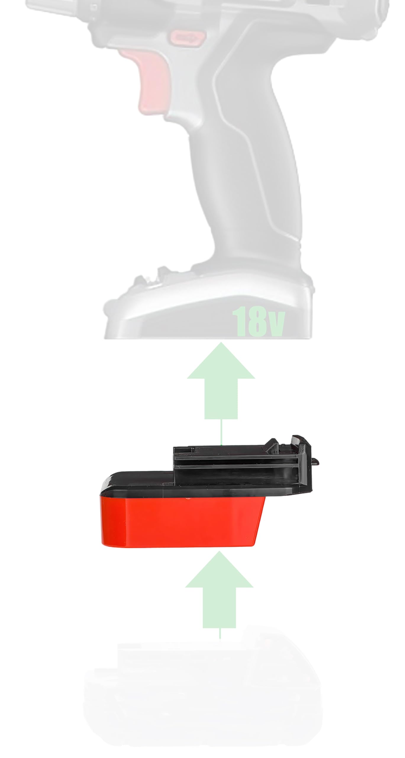 Amazon.com: 1x Adapter Only Upgrade for Porter Cable Old 18v (Not 20v ...