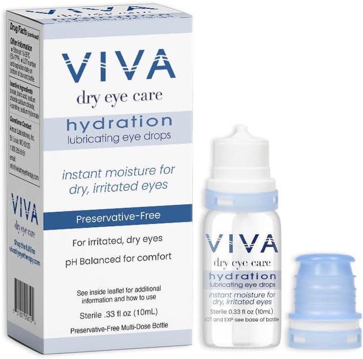 Amazon.com: Amcon Viva Hydration Eye Drops | Preservative-Free Dry Eye ...