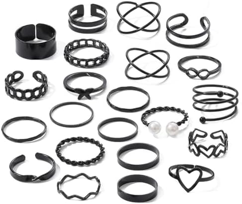 Shining Diva Fashion Set of 22 Latest Stylish Rings for Women and Girls ...