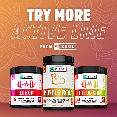 Zhou Nitric Oxide with L Arginine, Citrulline Malate, AAKG and Beet ...