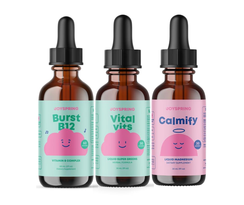 Amazon.com: JoySpring B-Complex & Vital Vits with Magnesium Drops ...
