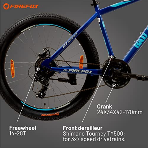 Firefox Bikes | Bad Attitude Grunge Neo 26T Mountain Bike | Shimano Geared 21 Speed Unisex Cycle ...