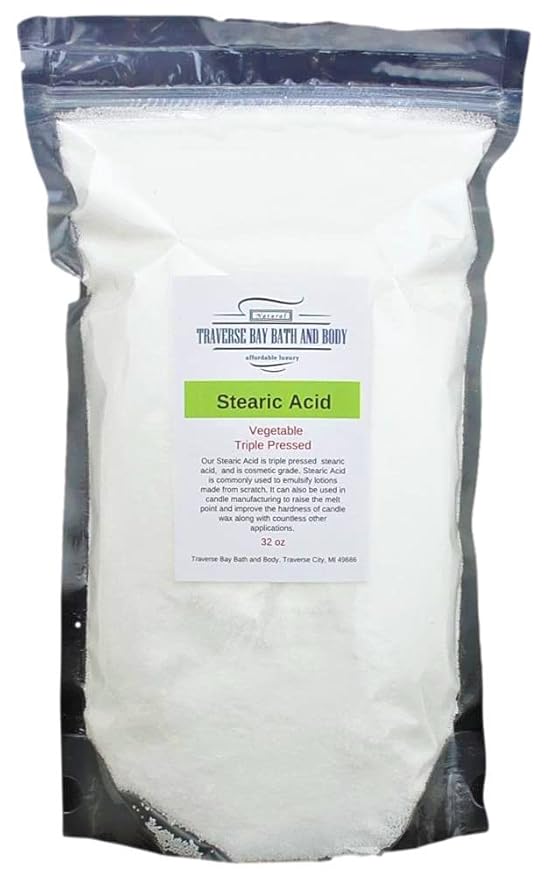 Amazon.com: Traverse Bay Bath and Body Stearic Acid 32 oz. vegetable ...