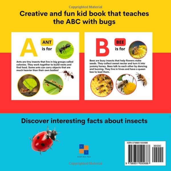 Snapklik.com : ABC Bug Book For Kids: