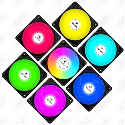 Snapklik.com : upHere 120mm Case Fan,6 Pack LED Cooling PC Fans,5V ARGB ...
