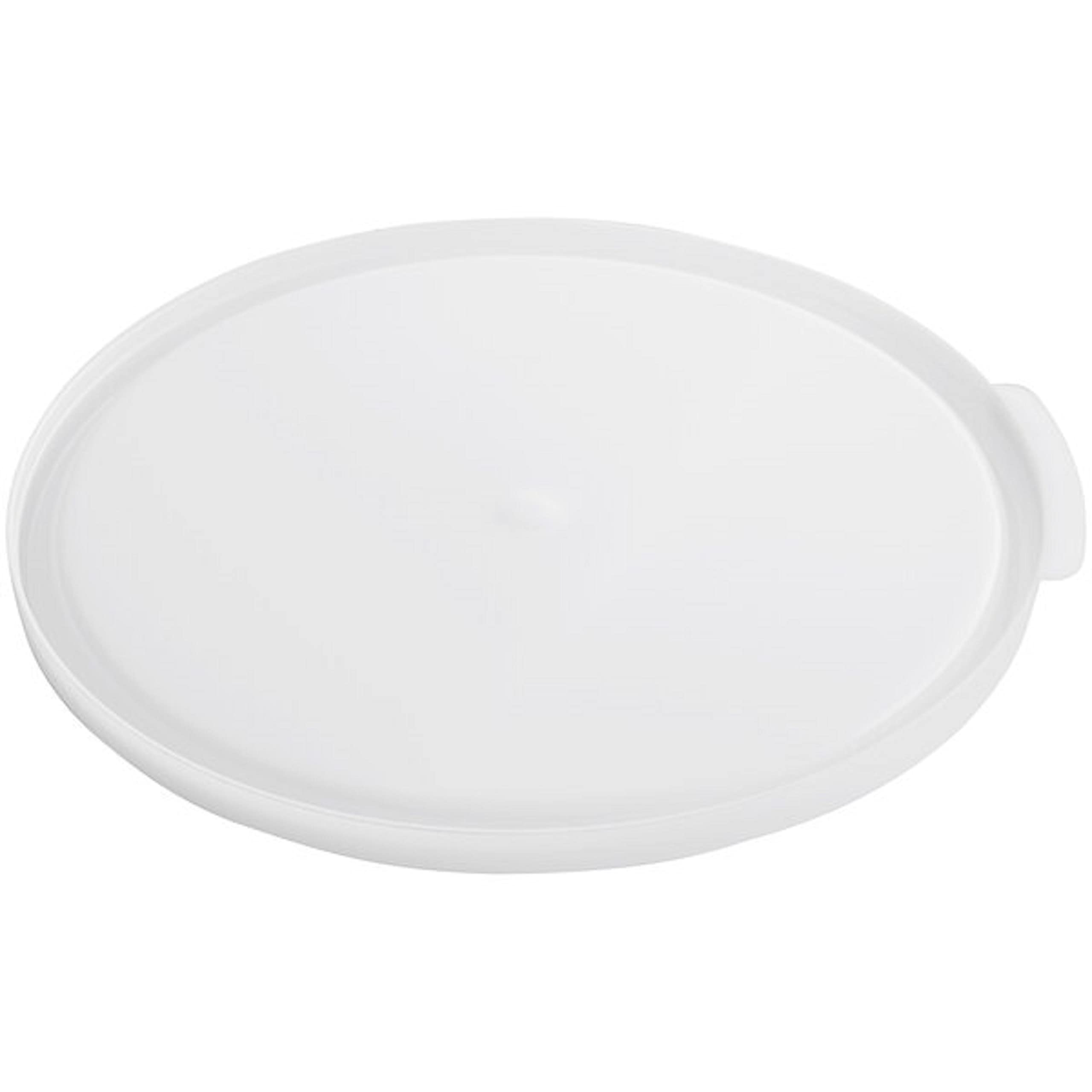 Snapklik.com : White Round Container Lid Fits 6 And 8 Qt Round ...