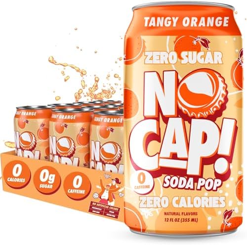 Amazon.com : No Cap! Postbiotic Zero Sugar Soda Pop Drink, Zero ...