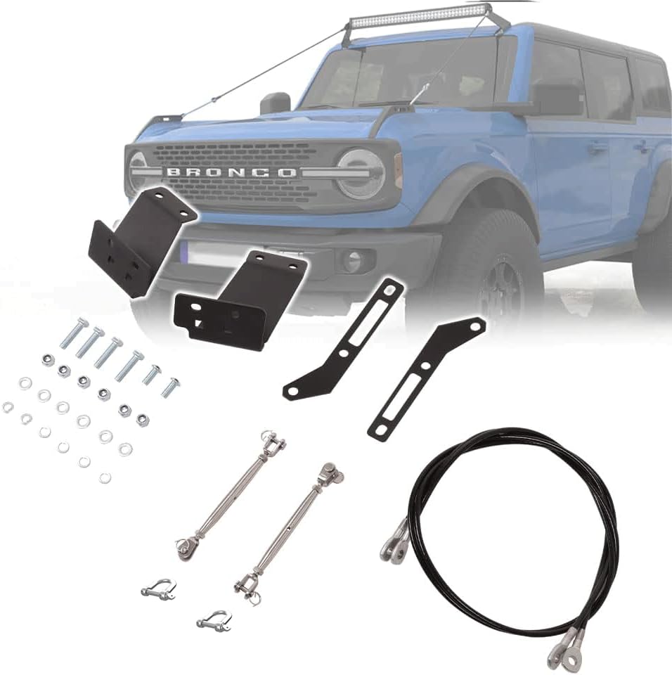 Amazon.com: Broaddict Limb Riser Kit Fit for 2021-2024 Ford Bronco 2/4 ...