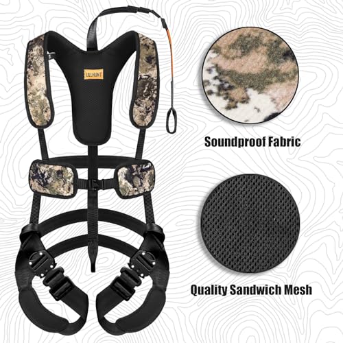 QOGIR Harnais de support d'arbre, harnais de sécurité léger pour la ...