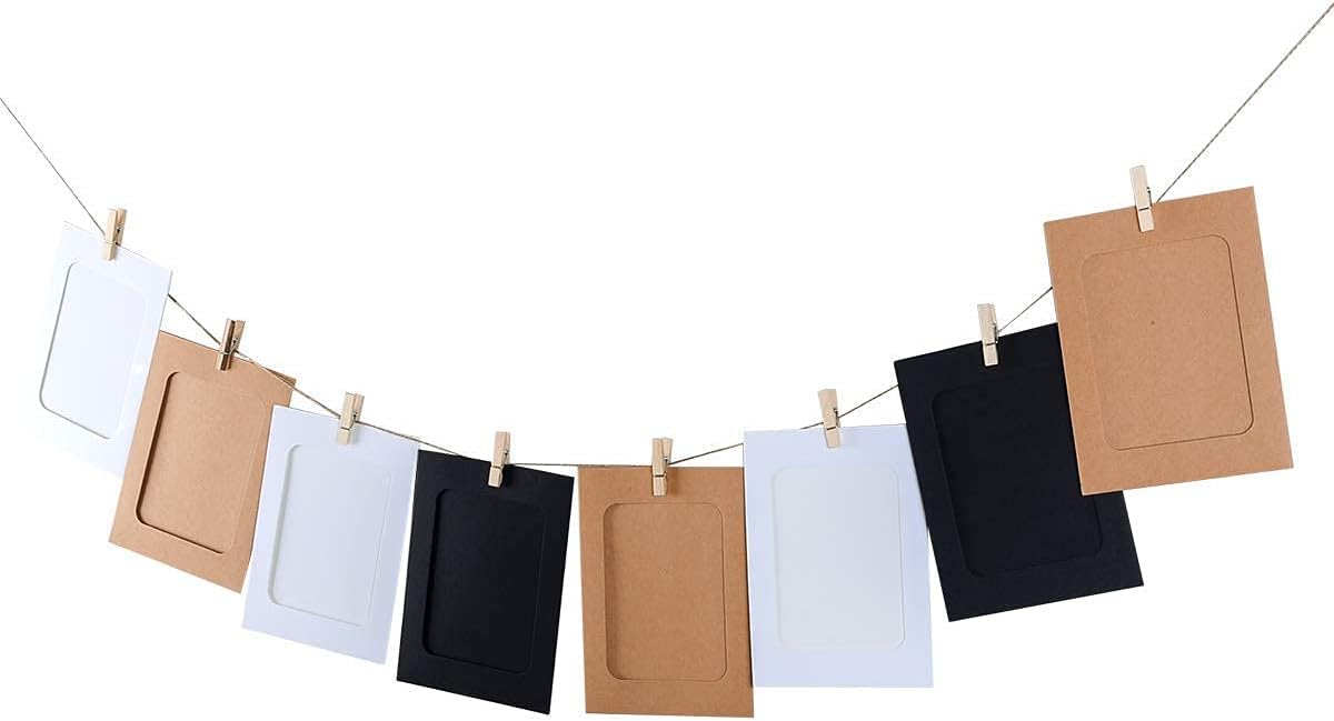 Party Propz Photo Album Wall Hanging - 10pcs Hanging Photo Frames With ...