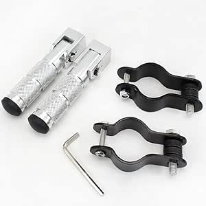 Amazon.com: Universal Motorcycle Folding Rearsets Folded Motorbike ...