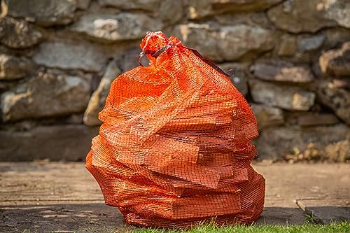 Large Hanging Mesh Storage Net Bags for Vegetables Log Bags for Wood ...