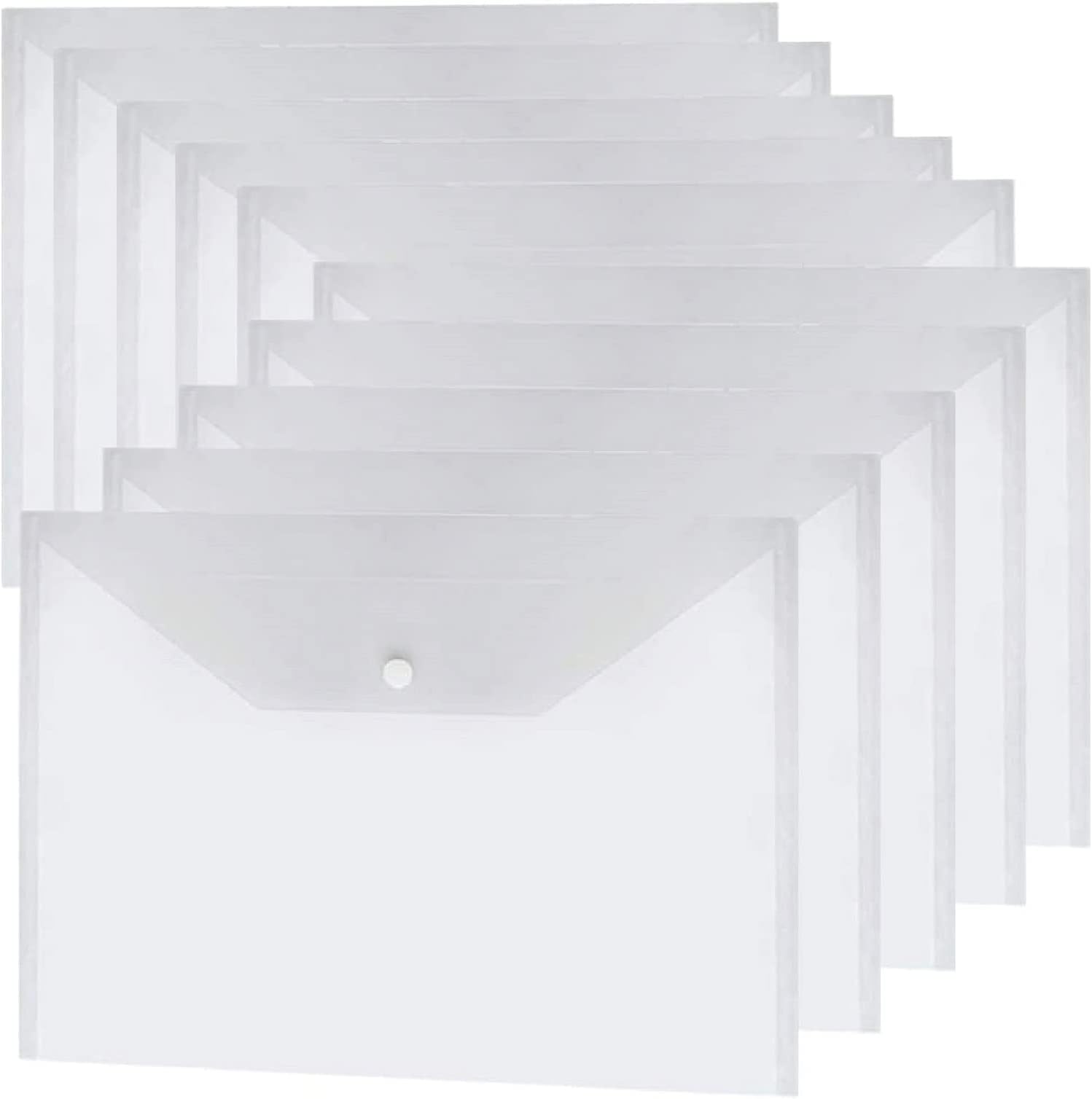 Lot de 50 dossiers en plastique transparent de type L pour documents ...