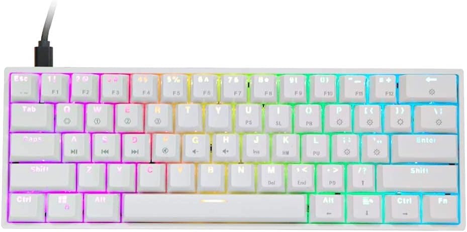 Amazon.com: EPOMAKER SKYLOONG GK61 SK61 61 Keys Hot Swappable 60% ...