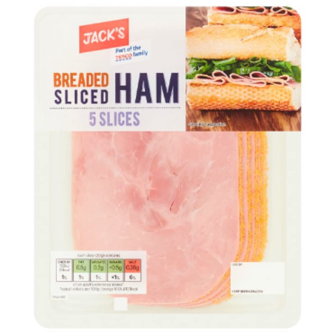 Jack's Breaded Sliced Ham 90g x 8 : Amazon.co.uk: Grocery