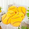 Amazon.com: Gerrii 6 Pcs Softball Pillows 14 inch Sports Throw Pillow ...