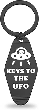 Amazon.com: TGBJE Keys To The UFO Gift UFO Jewelry Alien UFO Gifts UFO ...