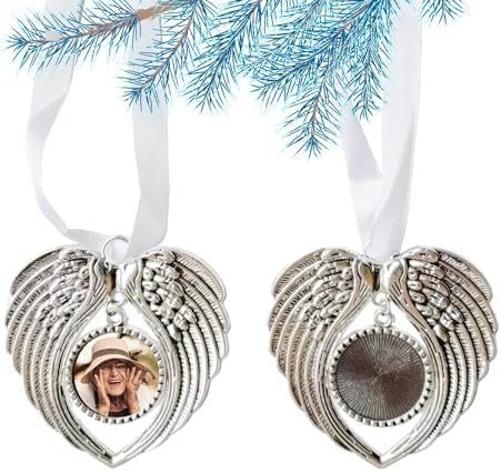 Amazon.com: YVIEHTTEM Angel Ornaments for Christmas Tree Personalized ...
