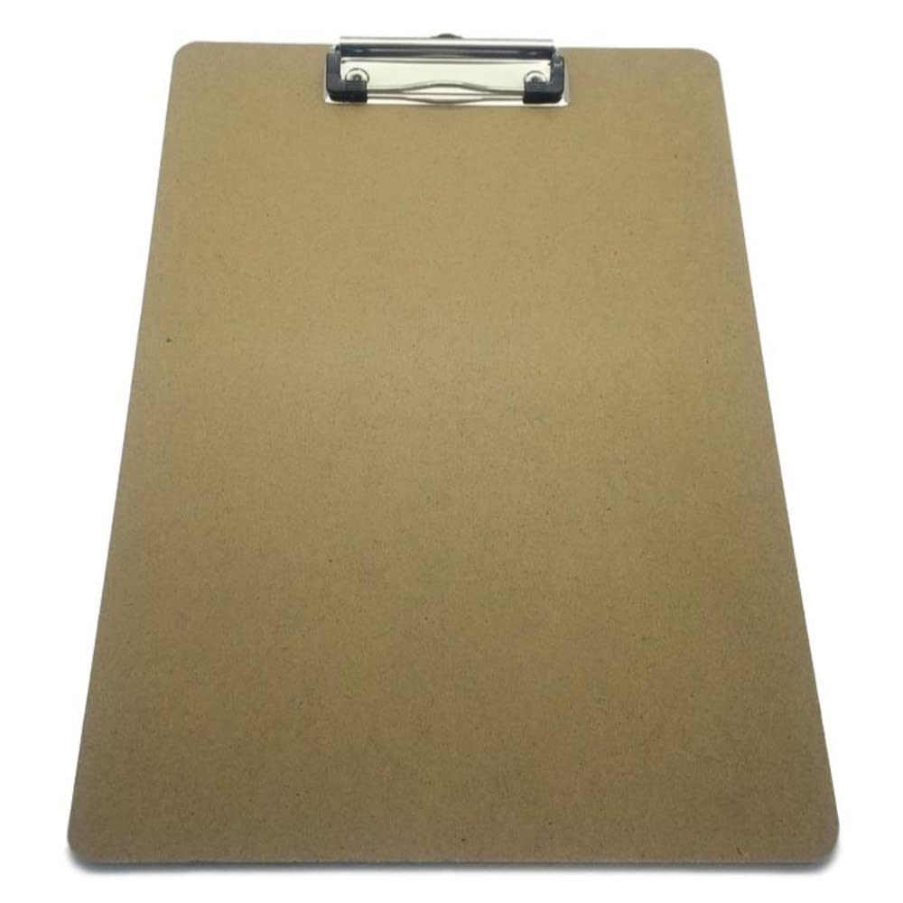 A4 Quality Wooden Clipboard with Hanging Hole : Amazon.co.uk ...