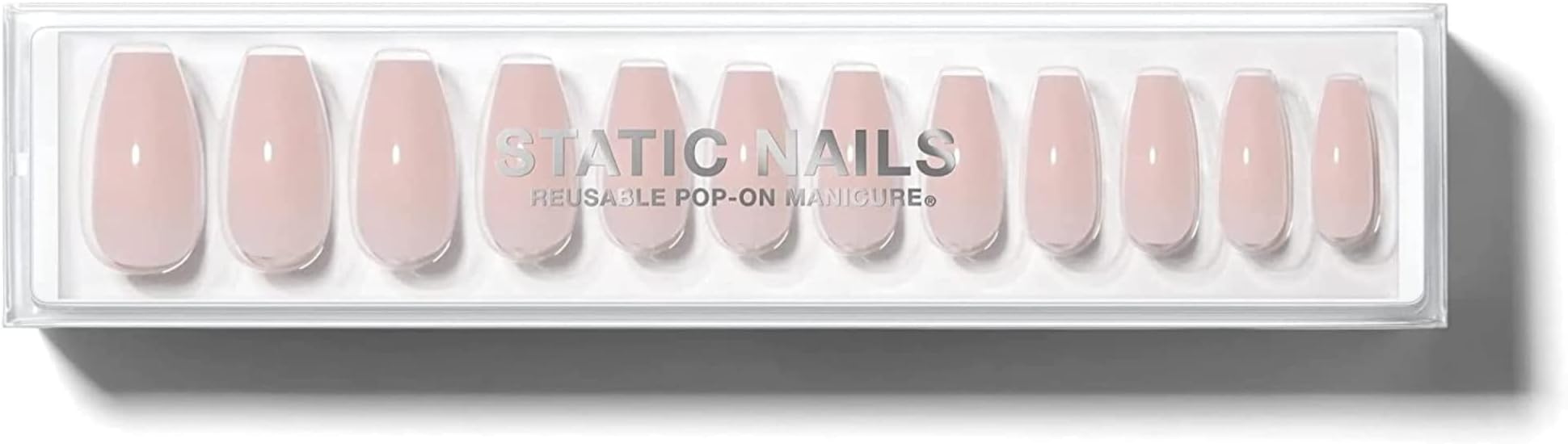 Amazon.com: Static Nails Reusable Pop-On Manicure Set, Non-Damaging ...