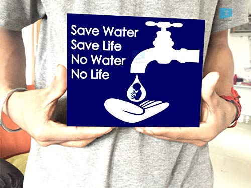 Buy SIGN EVER Save Water Sign Boards For School Office Collage Factory ...