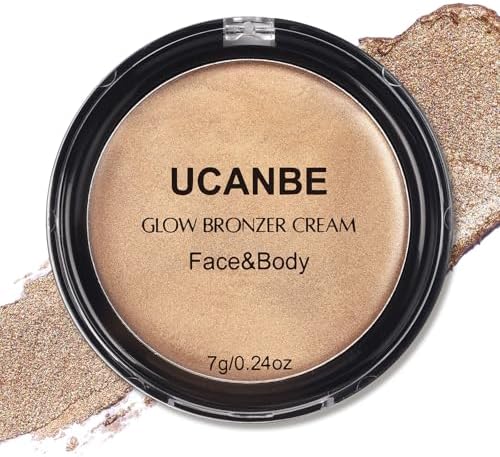 Amazon.com: UCANBE Cream Bronzer for Face & Body, Natural Golden Sun ...