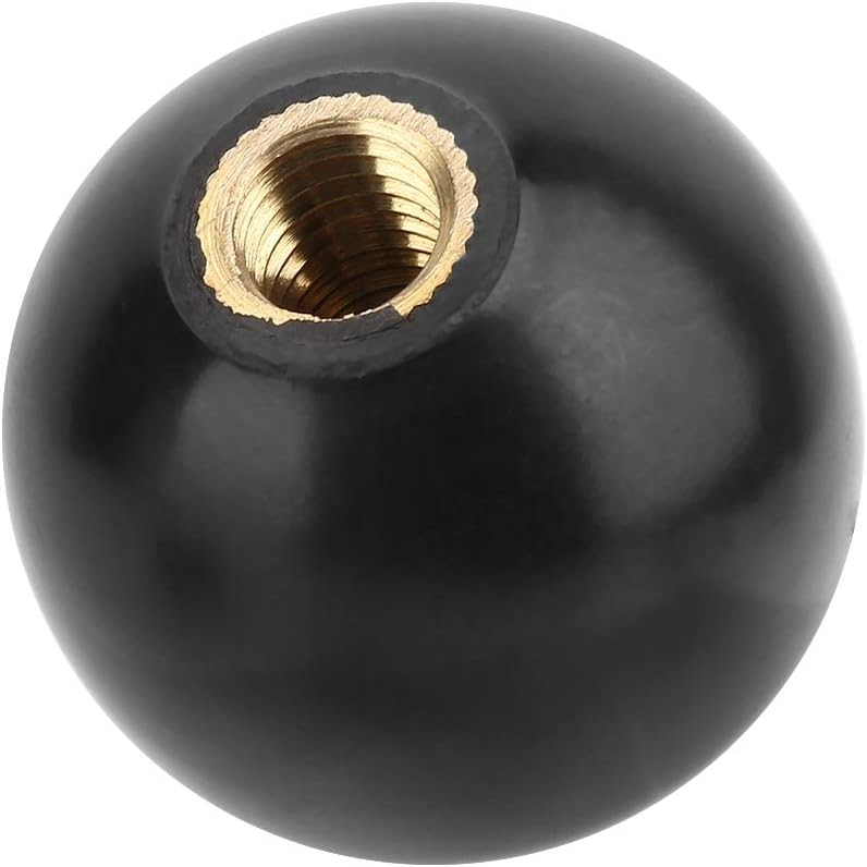VIFER 5 x Bakelite M10 Round Threaded Ball Knob Black Handle Ball ...