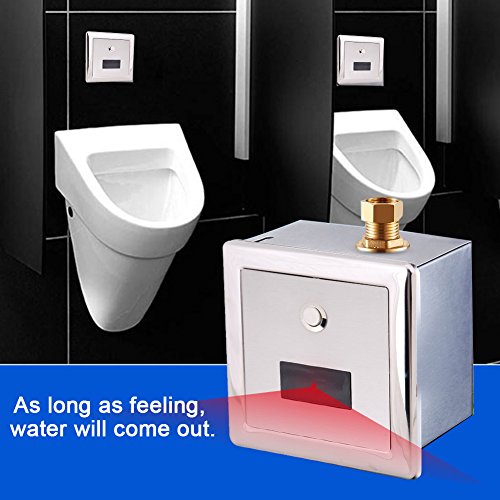 Fdit Automatic Sensing Flush Valve Wall-Mount Concealed Urinal - Want ...