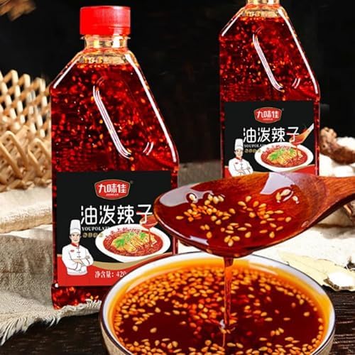 Amazon.com : Sichuan flavor red oil spicy chili sauce, Chinese red ...