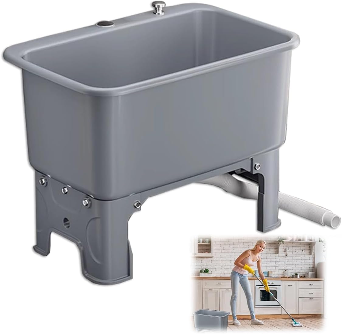 Amazon.com: Portable Mop Sink,Garage Sink,Large Capacity Freestanding ...