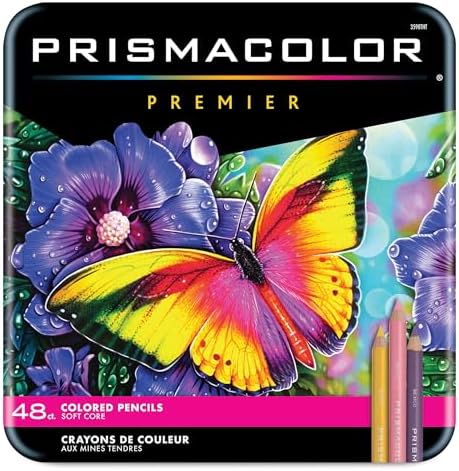 Amazon.com: Prismacolor Scholar Colored Pencils, 48 Pack and Tattoo Adult Coloring Book : Toys ...