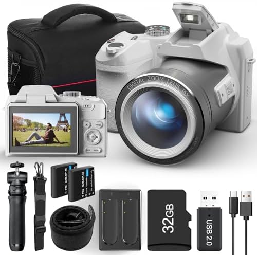 64MP Digital Camera for Photography Autofocus, 4K vlogging Camera for ...