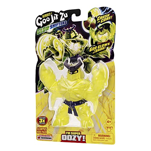 Heroes of Goo Jit Zu CO42505 Action Figure Toy, Glow Shifter Scorpius ...