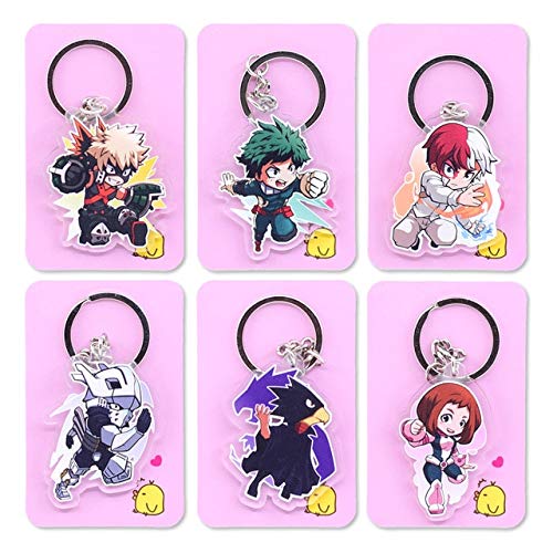 Meet Trends My Hero Academia Double Sided Clear Keychain Boku no Hero ...